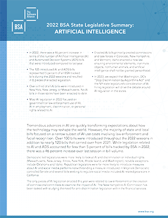Featured Policy Briefs - BSA Artificial Intelligence