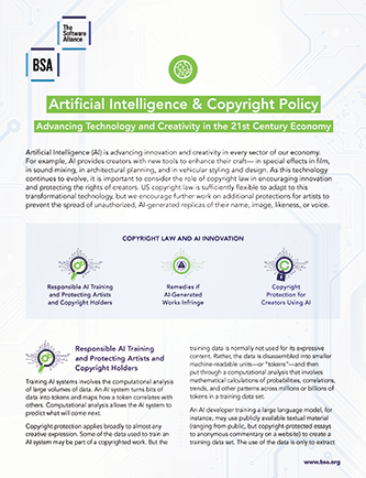 Featured Policy Briefs - BSA Artificial Intelligence