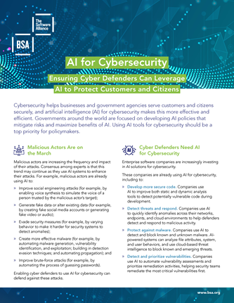 Featured Policy Briefs - BSA Artificial Intelligence