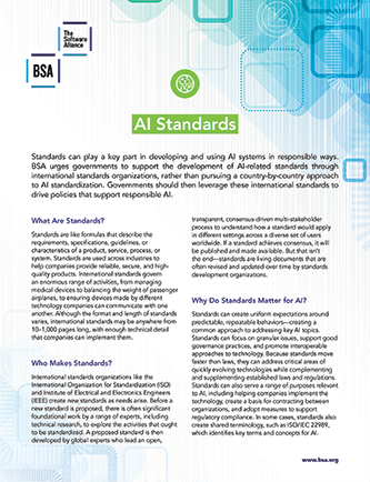 Featured Policy Briefs - BSA Artificial Intelligence